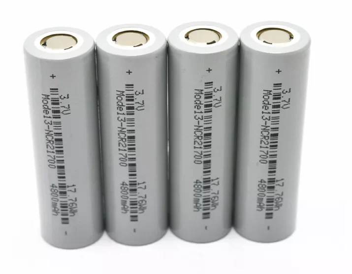 High Power Rechargeable Battery 3.7v 21700 Lithium Ion Battery Cell ...