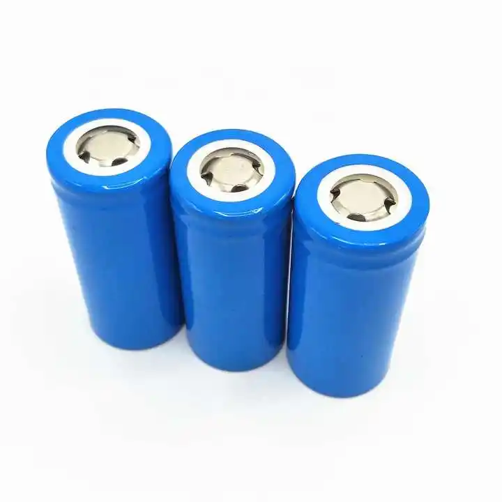 Rechargeable 32650 batteries 6000mah 3.7v cylinder lifepo4 lithium ion ...