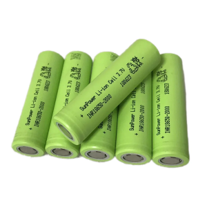 High Capacity 18650 Power battery INR 2000mAh 3.7v 3C Discharge Rate Rechargeable li-ion 18650 ...